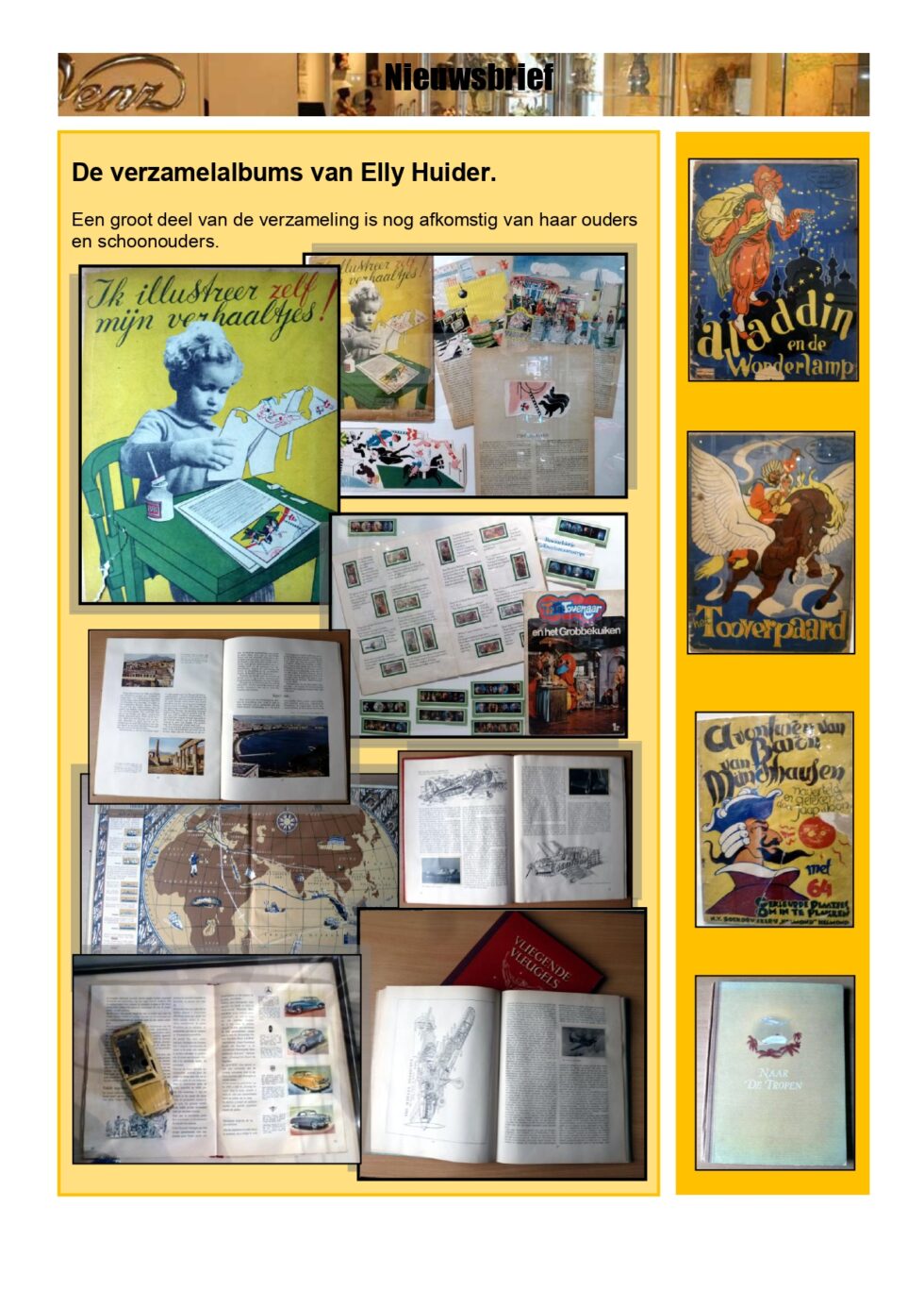 Verzamelalbums van Elly Huider in Het Museum Vaassen Historie - Vaassen ...