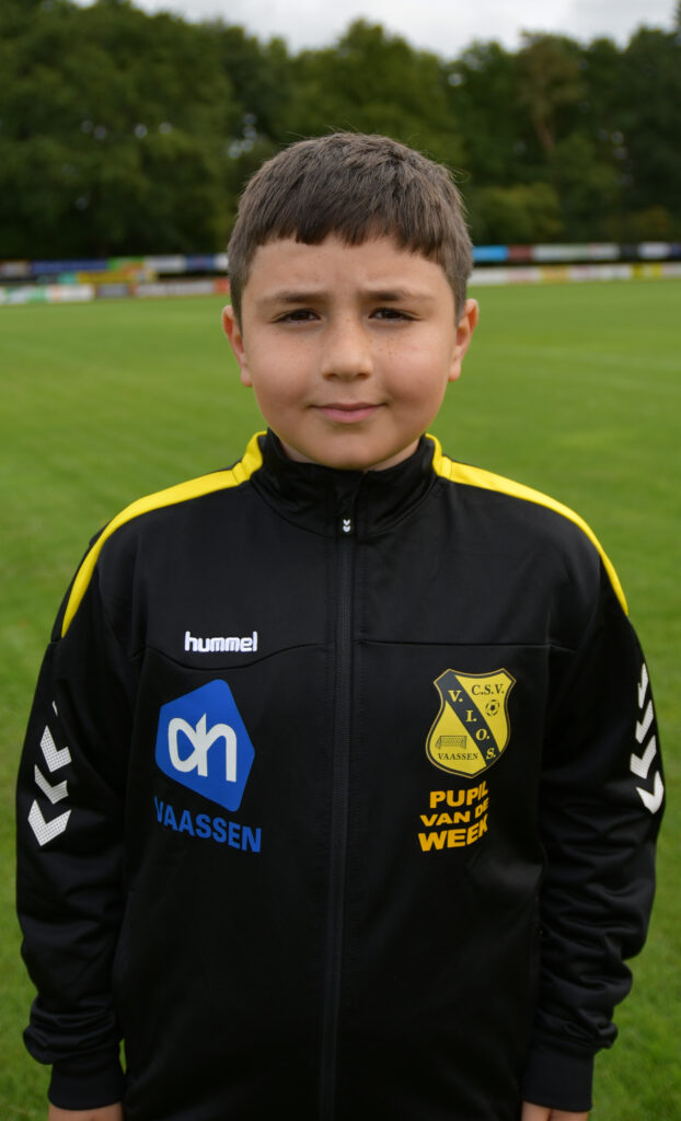 Pupil van de week bij VIOS Vaassen is Islam Alkasim. - Vaassen Actief
